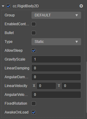 Cocos Creator：2D 刚体