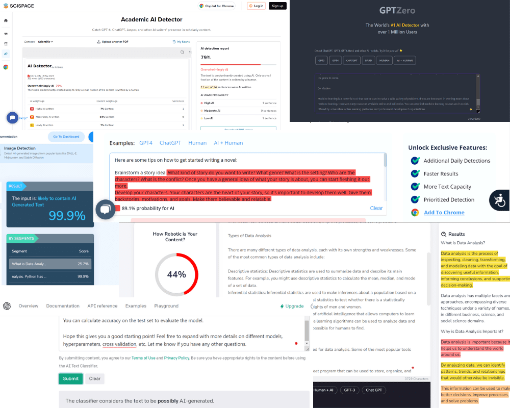 检测 ChatGPT、GPT-10、Bard 和 Claude 的 4 大工具