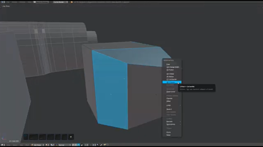 Blender机械建模插件MESHmachine倒角和圆角:解开