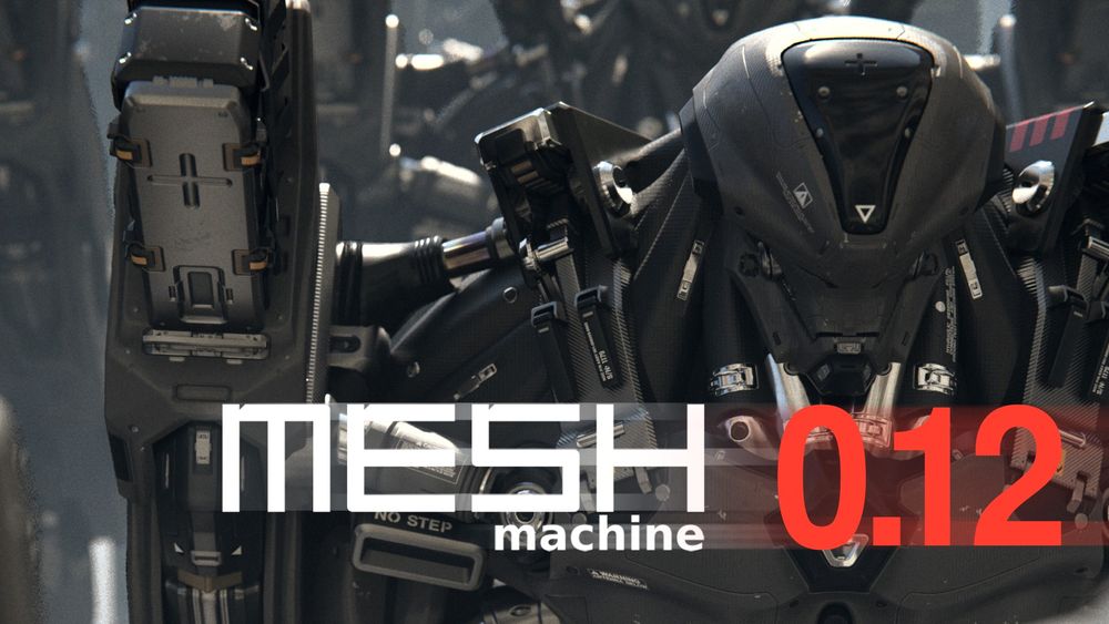 Blender机械建模插件：MESHmachine