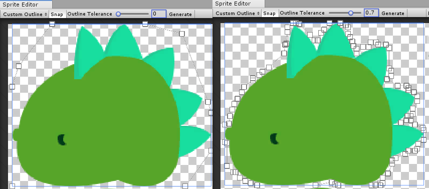Unity3D:Sprite Editor:Custom Outline Unity3D:Sprite Editor:Custom Outline